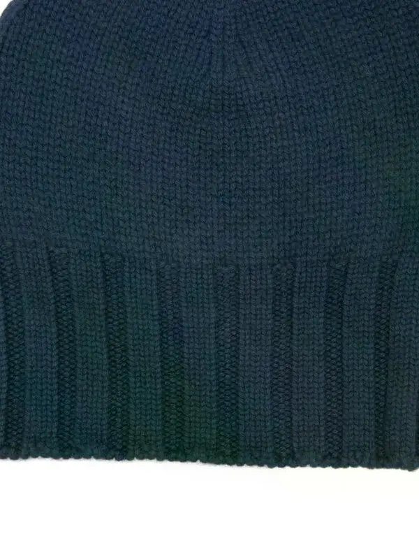 BEYOU Ribbed Knit Beanie - Blue