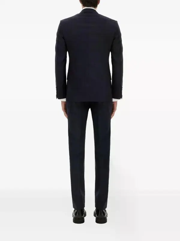 TOM FORD Wool Buttoned Suit - Blue