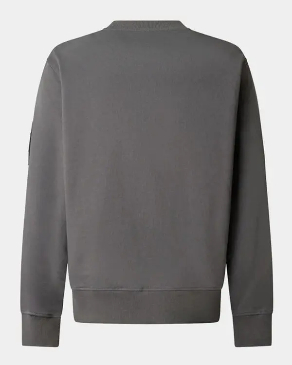 Moose Knuckles Hartsfield Cotton Terry Crewneck Sweater - Cement