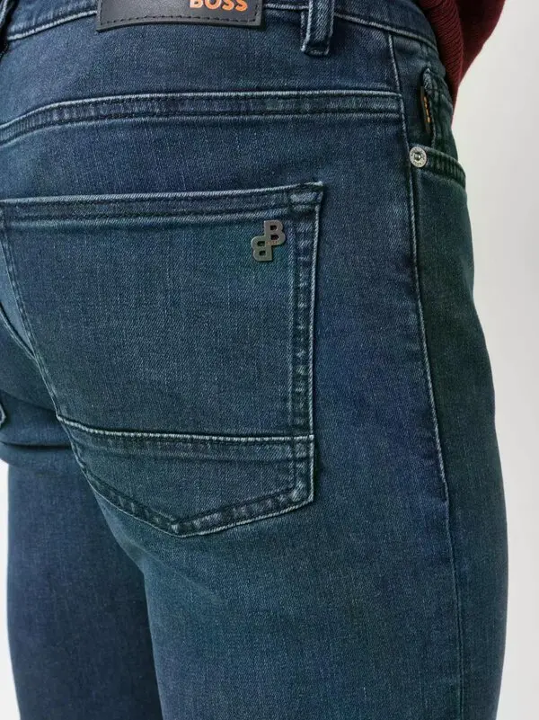 BOSS Skinny Mid-waist Jeans - Blue