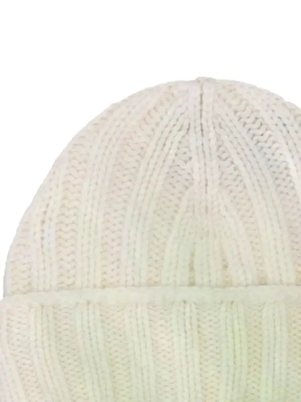 LA ROSE Ribbed Beanie - Neutrals