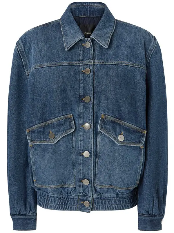 Pinko Baldo Bomber Jacket - Blue