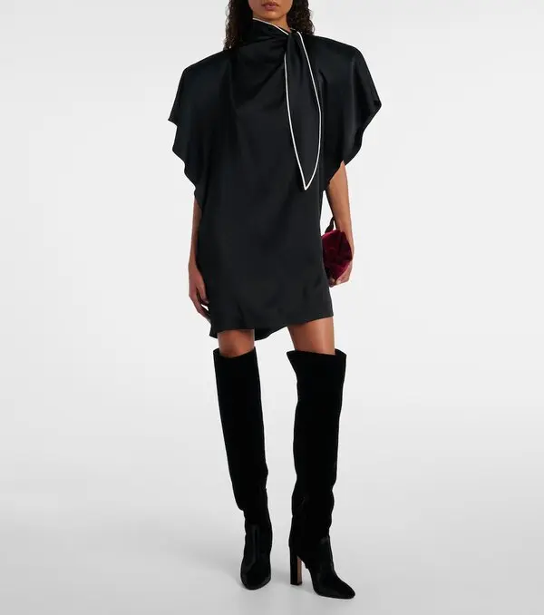 AQUAZZURA Joplin 105 Velvet Over-the-knee Boots