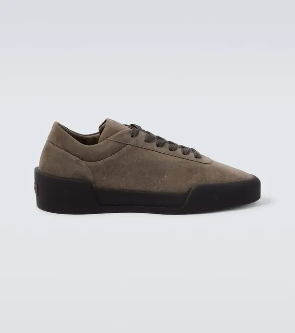 Fear Of God Aerobic Low Suede Sneakers - Brown