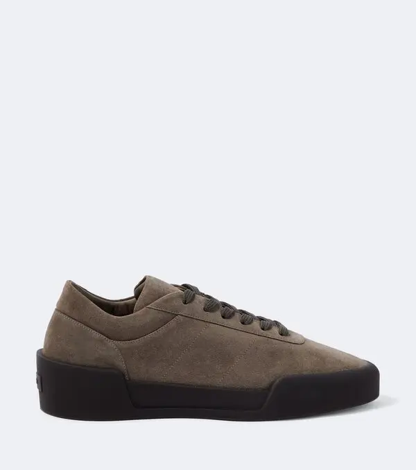 Fear Of God Aerobic Low Suede Sneakers - Brown