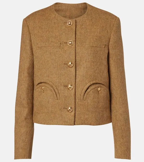 BLAZÉ MILANO Shamo Virgin Wool Tweed Jacket