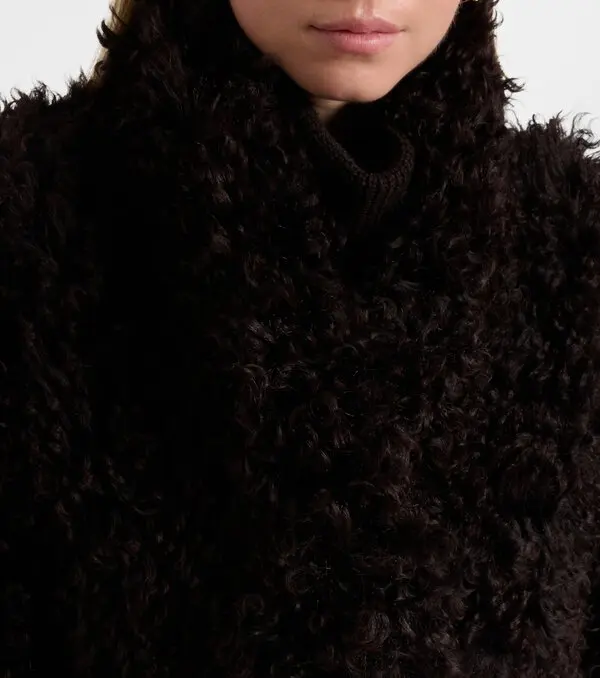 Nour Hammour Amara Shearling Coat