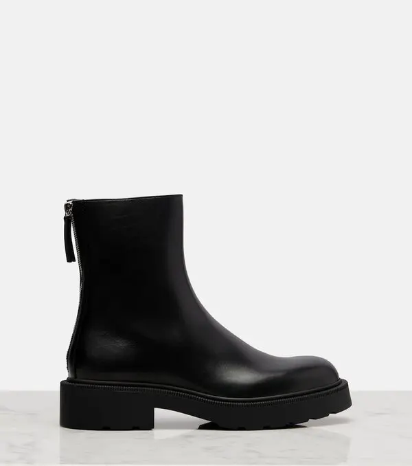 THE ROW Nobilis Ankle Boots - Black