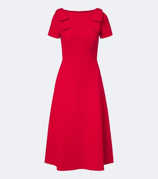 Carolina Herrera Midi Dress - Red