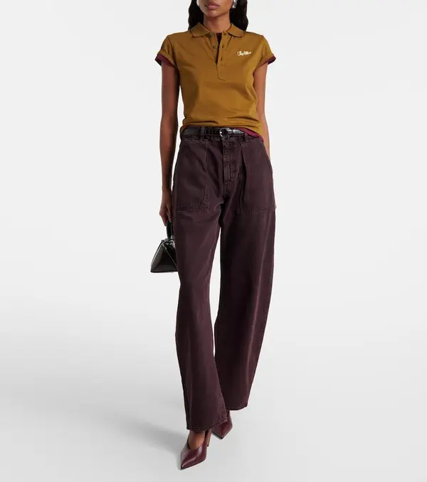 AGOLDE Sefton High-rise Barrel-leg Jeans - Brown