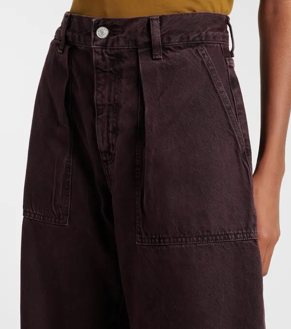 AGOLDE Sefton High-rise Barrel-leg Jeans - Brown