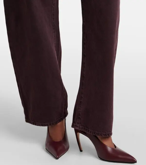 AGOLDE Sefton High-rise Barrel-leg Jeans - Brown