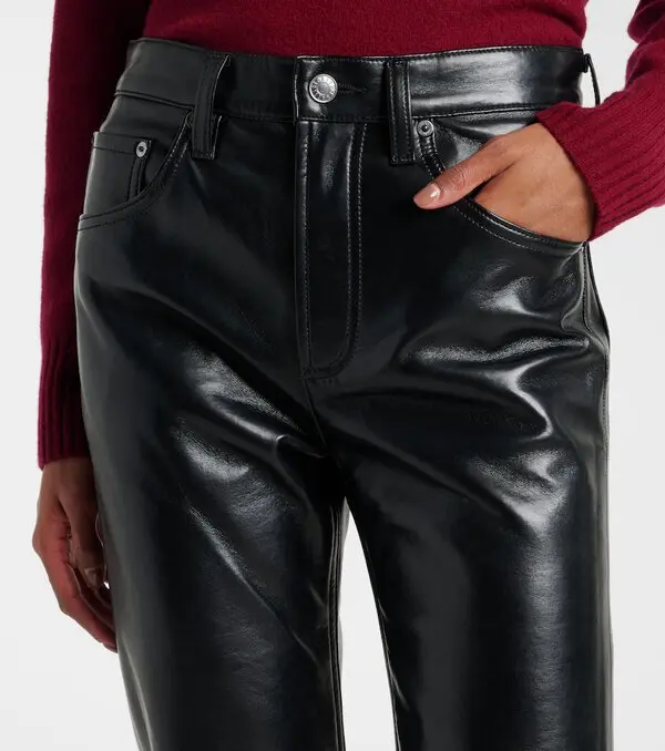 AGOLDE Kick Bootcut Trousers - Black