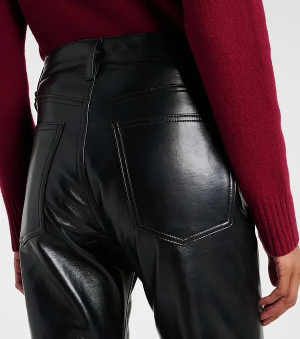 AGOLDE Kick Bootcut Trousers - Black