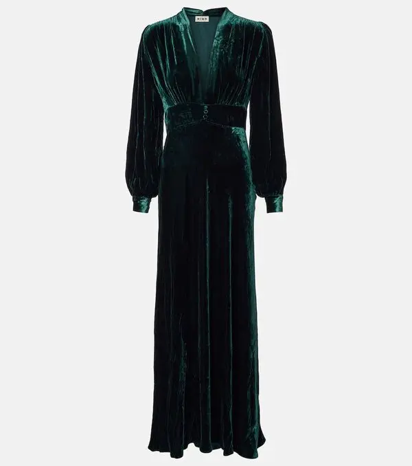 Rixo Emory Velvet Gown