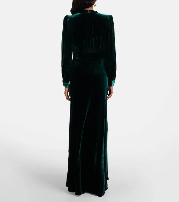 Rixo Emory Velvet Gown