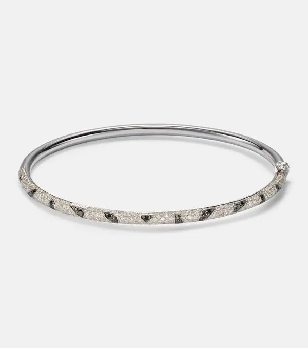 Yvonne Léon Zebra Bangle - Silver