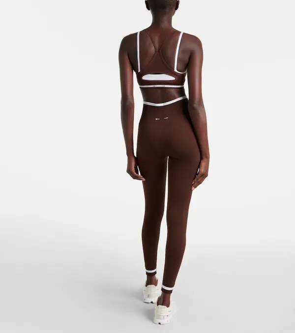 The Upside Anita Layered Sports Bra - Brown