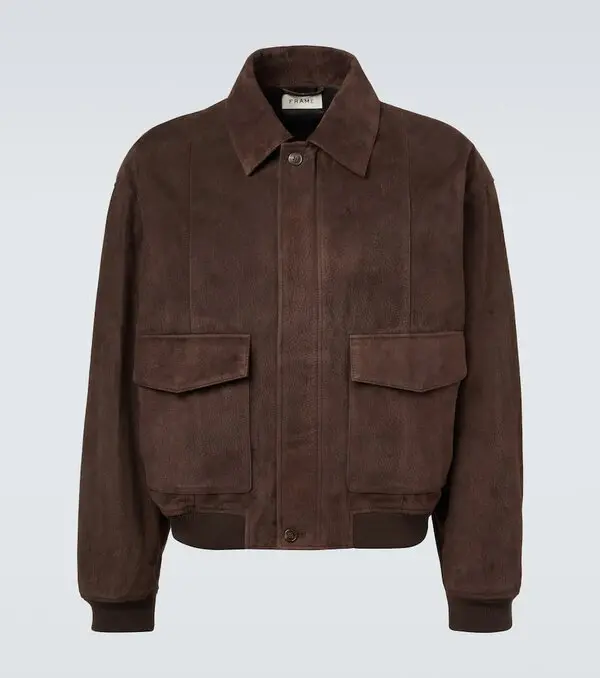 FRAME Retro Suede Blouson Jacket
