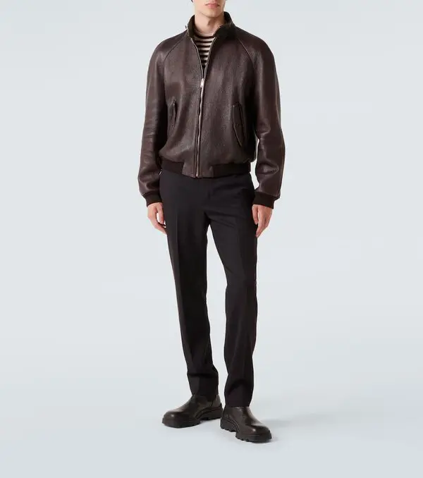 Prada Deer Leather Jacket