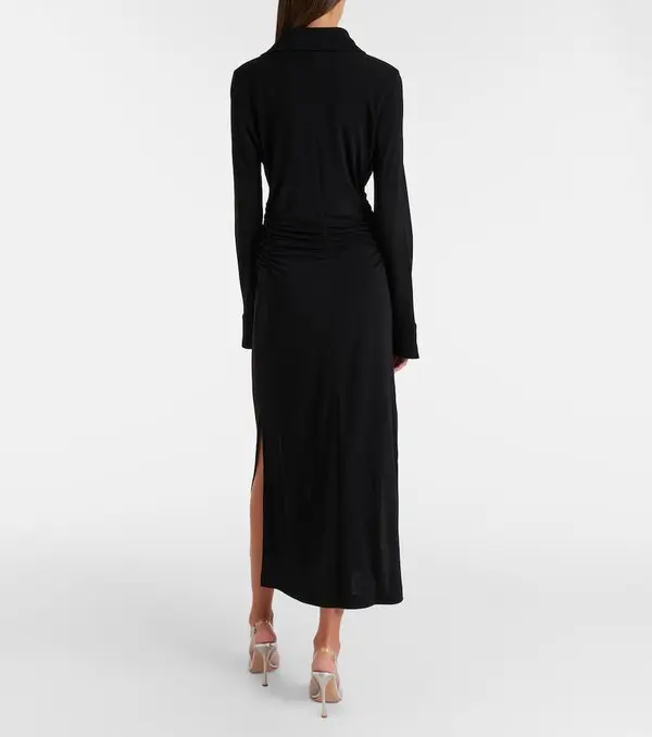 Altuzarra Claudia Jersey Midi Dress - Black