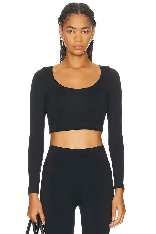 NORBA Long Sleeve Crop Top