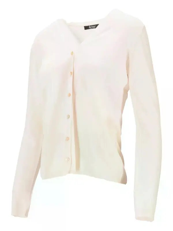 LA ROSE Front-button Cardigan