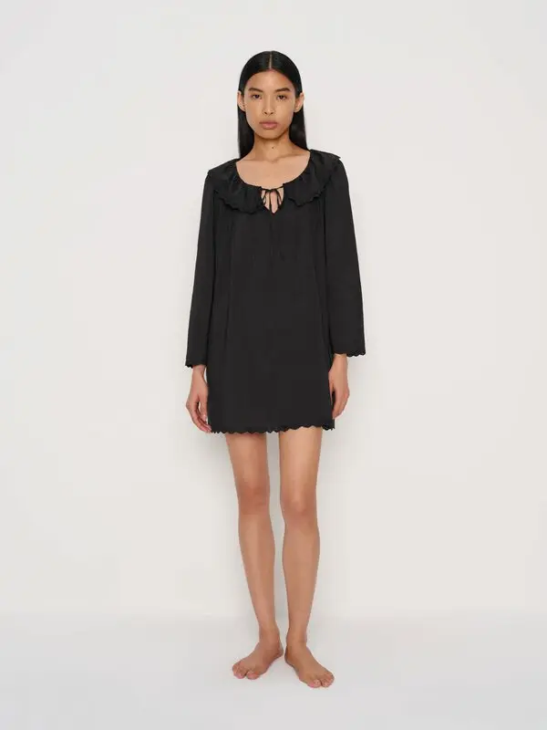 REFORMATION Madeline Sleep Dress - Black