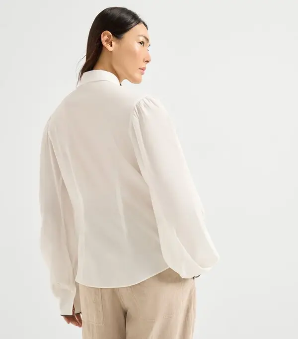 Brunello Cucinelli Silk Crepe Shirt