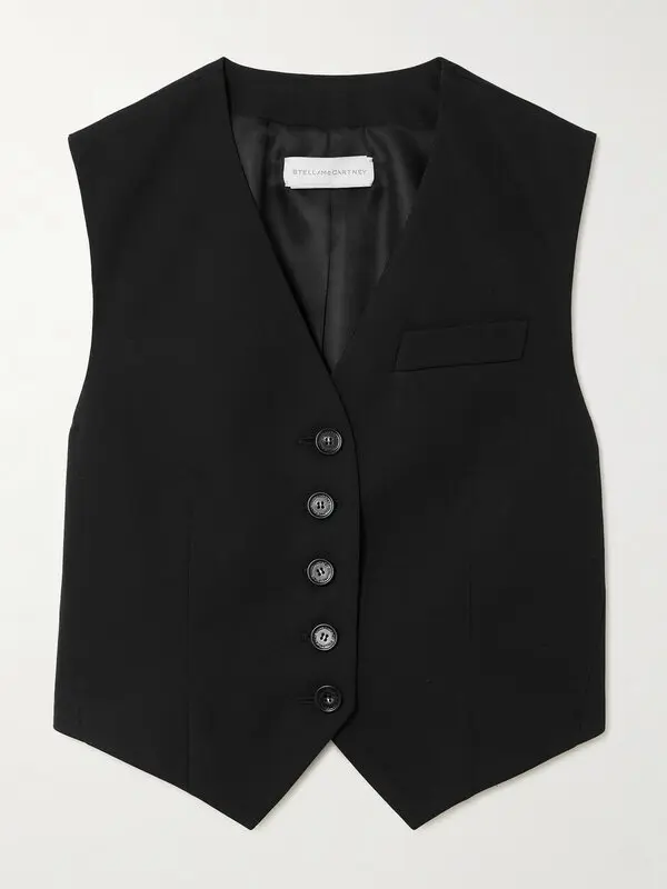 Stella McCartney Twill Buttoned Vest