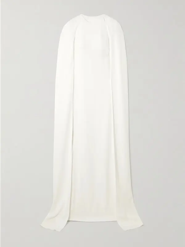 Stella McCartney Cape-effect Stretch-cady Gown