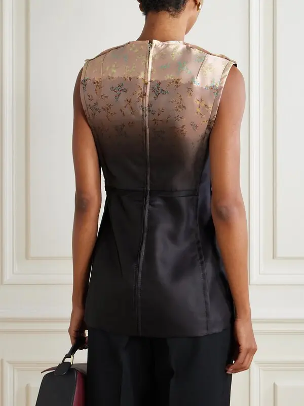 JIL SANDER Printed Silk Blouse