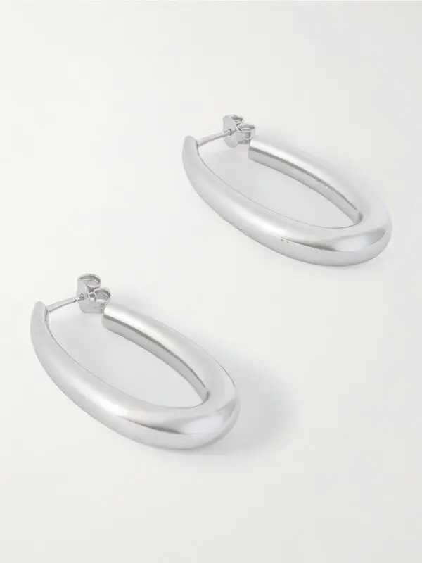 Gabriela Hearst Sterling Hoop Earrings - Silver