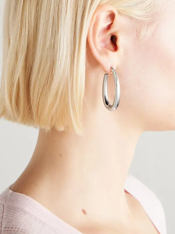 Gabriela Hearst Sterling Hoop Earrings