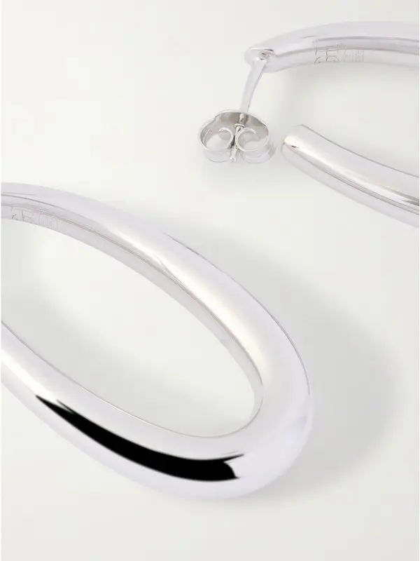 Gabriela Hearst Sterling Hoop Earrings