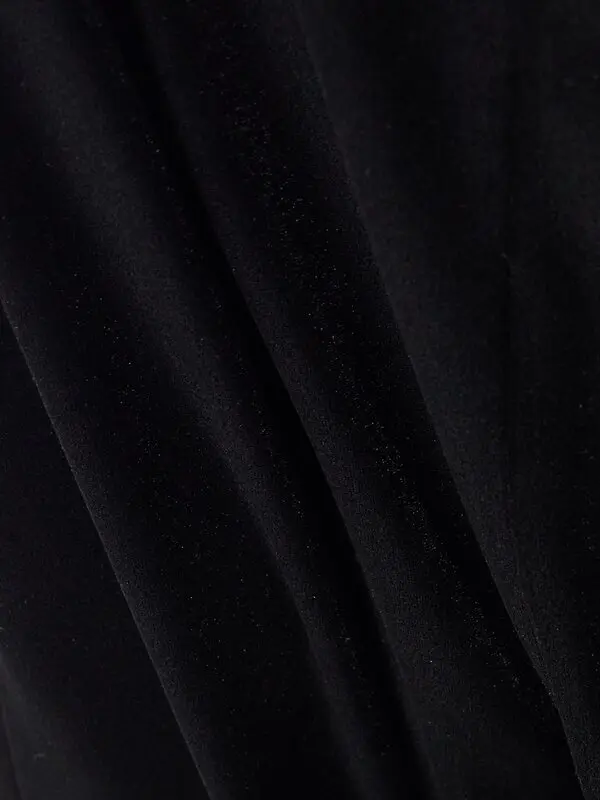 Galvan Vesper Satin-trimmed Velvet Jumpsuit