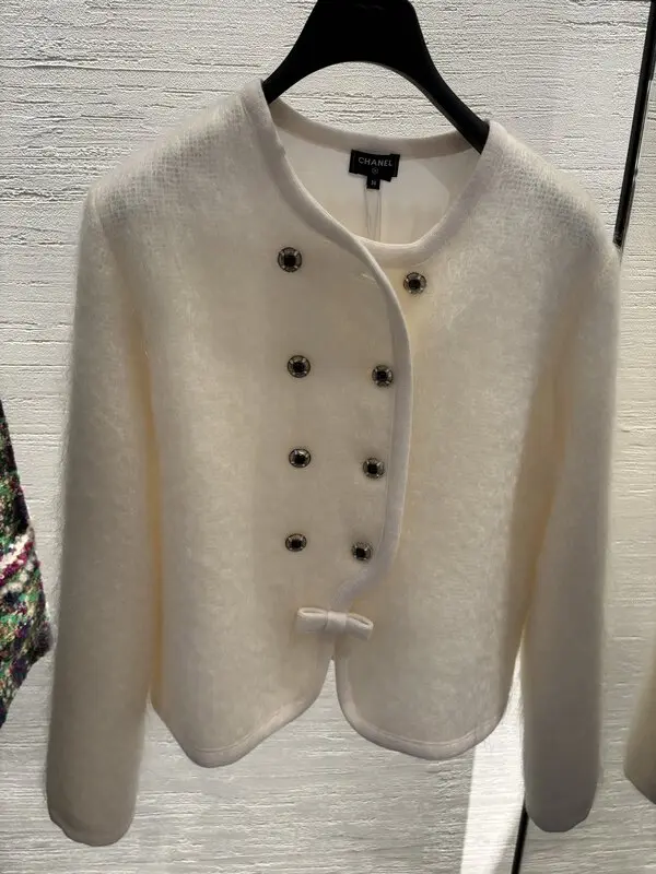 Chanel Mohair Jacket - White