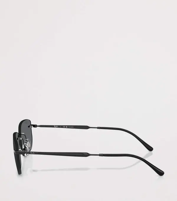 Ray-ban Metal Irregular Sunglasses - Black