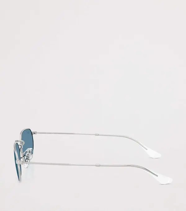 Ray-ban Chromance Metal Irregular Sunglasses - Silver