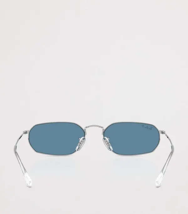 Ray-ban Chromance Metal Irregular Sunglasses - Silver