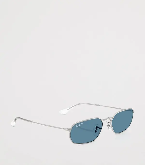 Ray-ban Chromance Metal Irregular Sunglasses - Silver