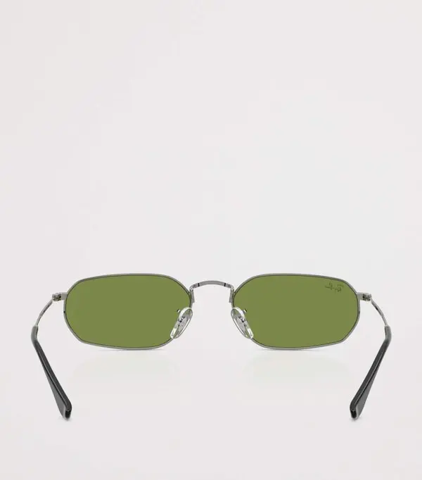 Ray-ban Rb3947 Metal Irregular Sunglasses - Silver