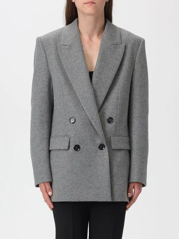 Pinko Double-breasted Blazer - Grey