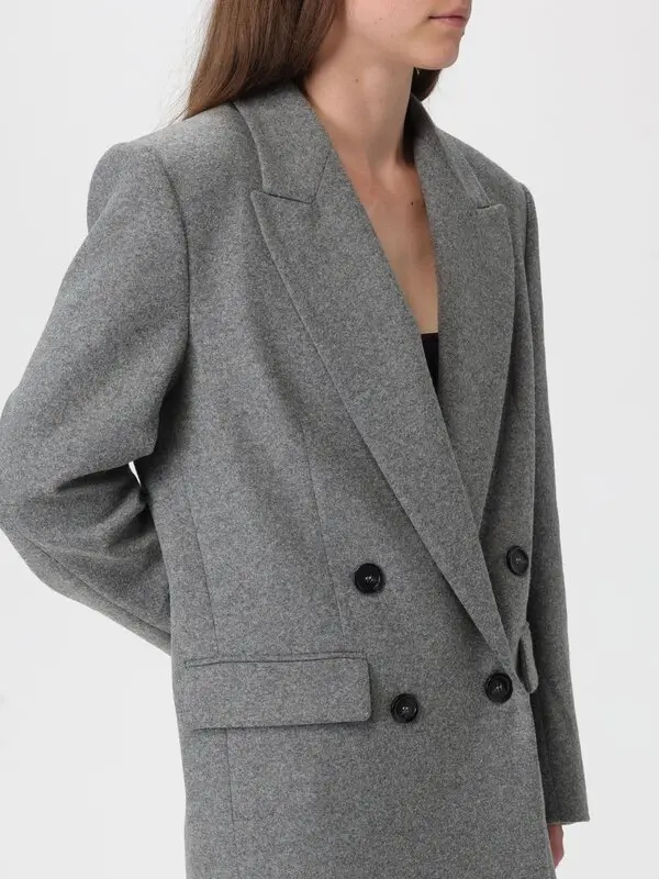 Pinko Double-breasted Blazer - Grey
