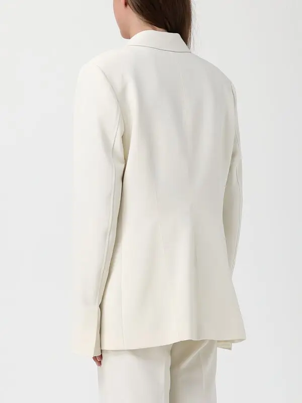 Pinko Single Breasted Jacket - White