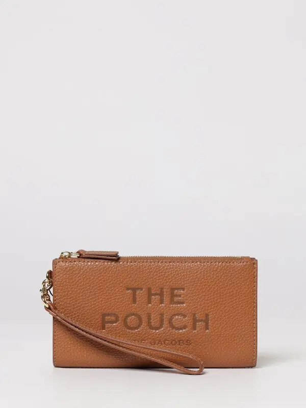 Marc Jacobs Pouch With Wristlet Strap - Brown