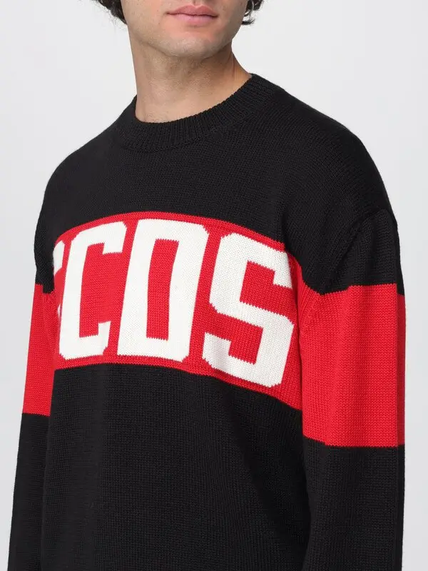 Gcds Sweater With Logo Detail
