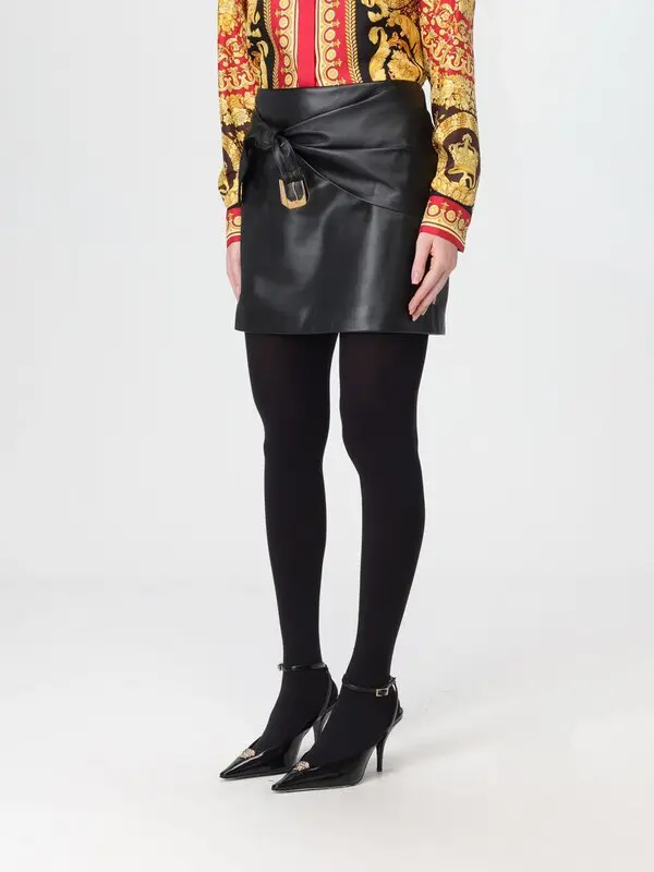 Versace Leather Skirt
