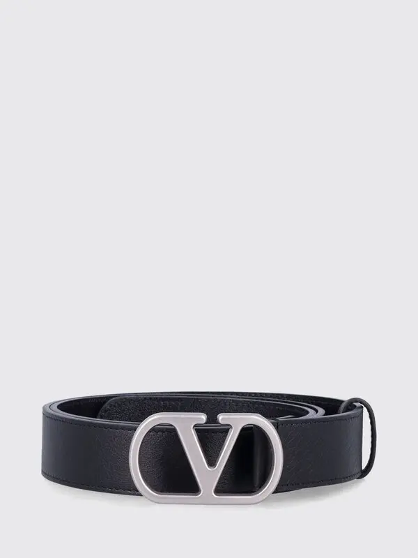 Valentino Garavani Leather Belt - Black