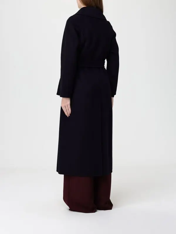 PALTO' Belted Coat - Blue